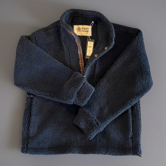 Alpine Design | Jackets & Coats | Alpine Design 4 Snap Sherpa Pullover ...
